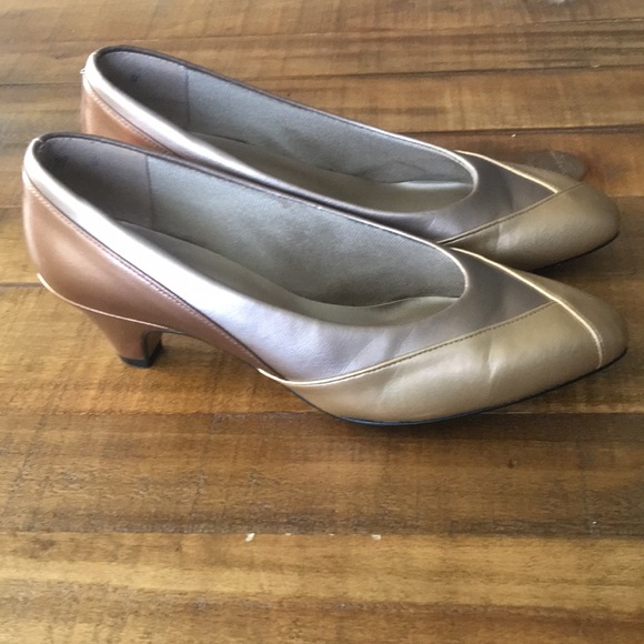Auditions | Shoes | Vintage 8s Auditions Metallic 25 Heel Size 6 | Poshmark